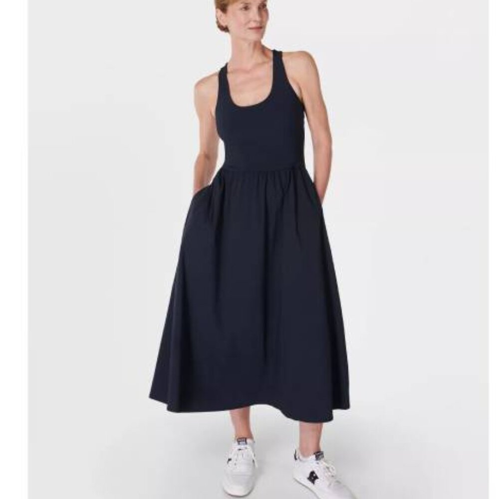 New Sweaty Betty Explorer Ribbed Racer Dress Size 8 #… - Gem